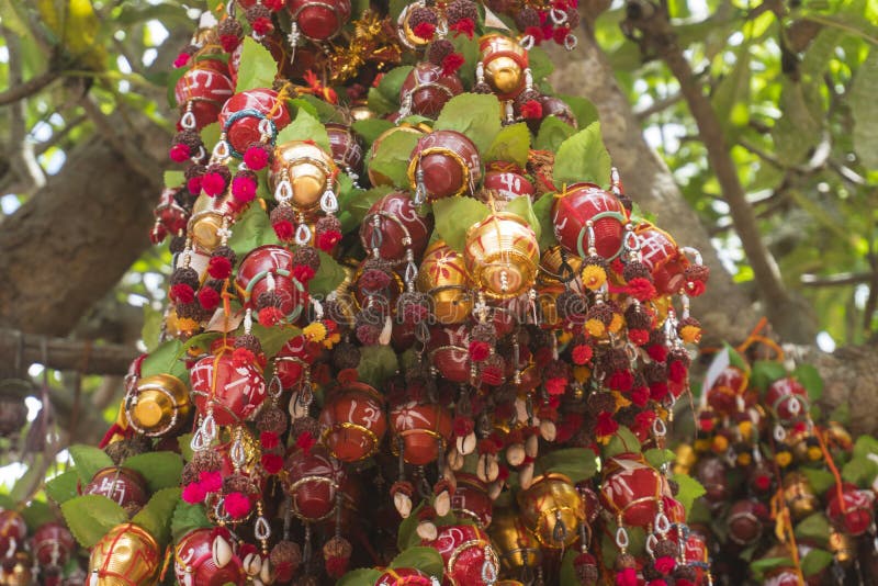 In Some Hindu Temples, Some Such Object is Placed on a Tree for the ...