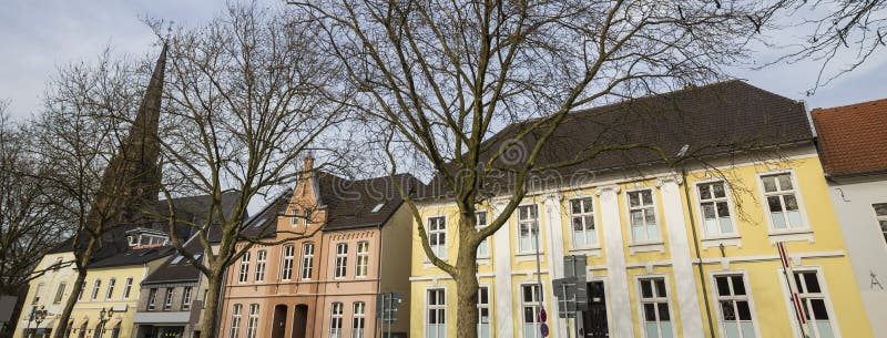 Some Historic Buildings Moers Germany Stock Image - Image of rhineland ...