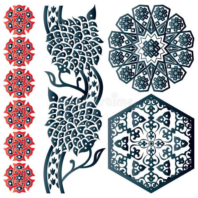 Islamic ornaments stock vector. Illustration of muslim - 11450811