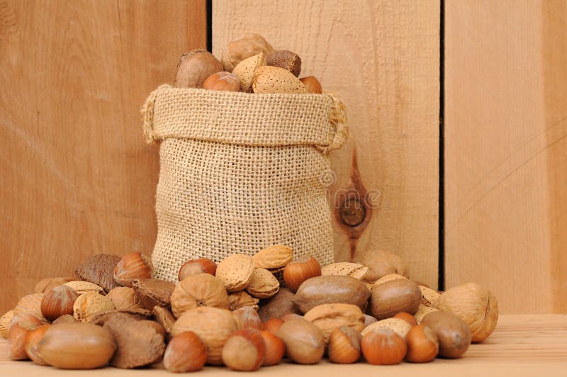 Some kinds of nuts stock image. Image of crack, hazelnut - 29234993