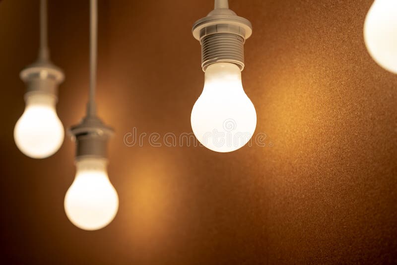 Some Led Lamps Science and Technology Background Stock Image - Image of ...