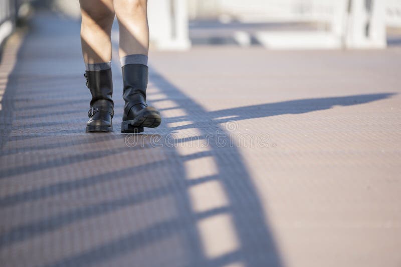 Some Legs in Seven-league Boots Taking a Walk Stock Photo - Image of ...