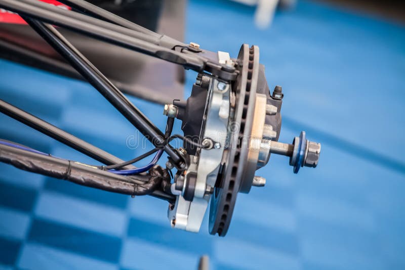 Some Mechanical Parts of a Supercar Stock Image - Image of brake ...