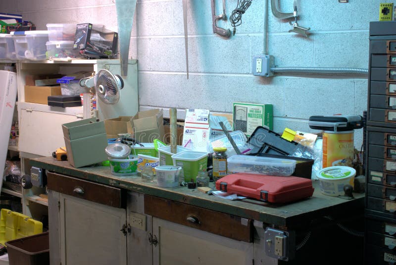 Some Mess is Created when Things Get Done. Editorial Photography ...