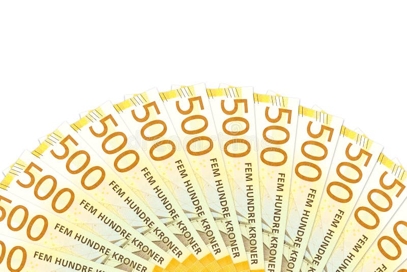 Norwegian Bank Notes & Flag Stock Image - Image of travel, finance ...