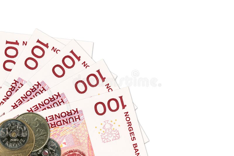 Some New 100 and 200 Norwegian Krone Bank Notes Stock Photo - Image of ...
