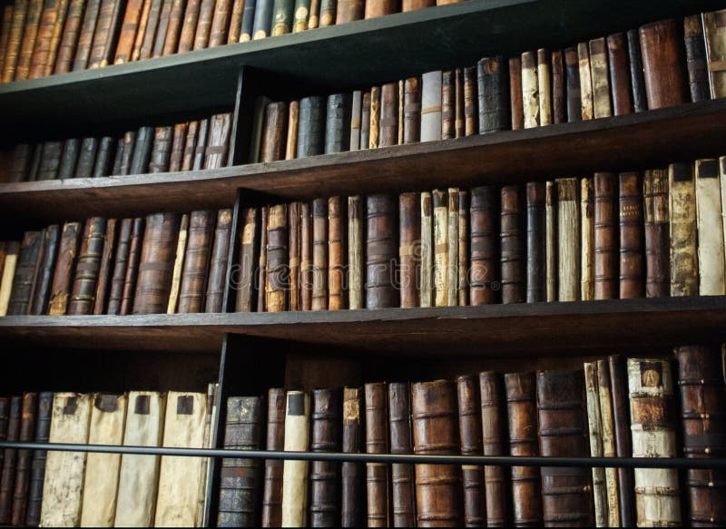 Old books on shelf stock image. Image of furniture, shelving - 330158357