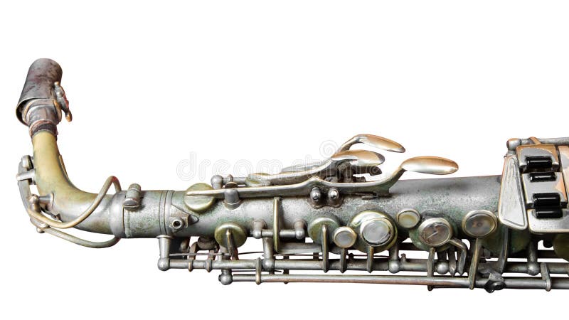 Some of the old saxophone. stock image. Image of beautiful - 85126191
