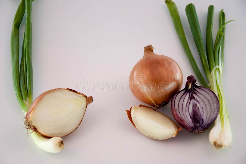 Some onions assorted stock image. Image of dieting, onions - 147734449