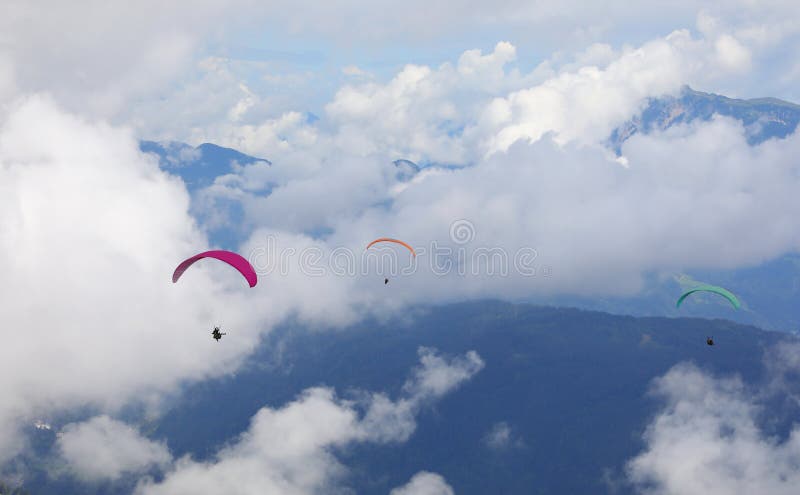Some Paragliders Even Have Two People Flying at the Same Time in the ...