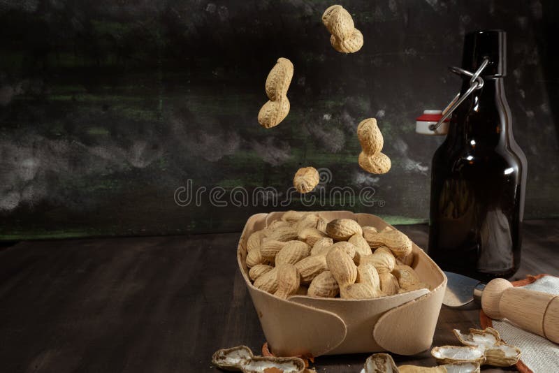 Some Delicious Peanuts Ready To Eat Now Stock Photo - Image of ...