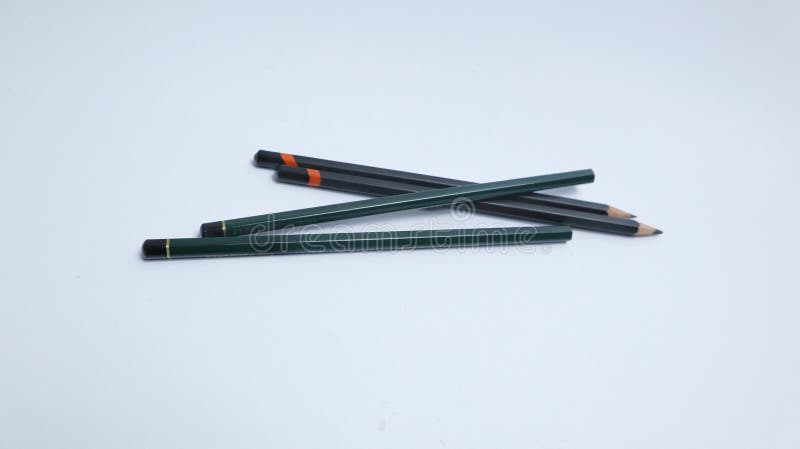 Some of the Pencils are Still New, Have Not Been Sharpened. Two B and ...