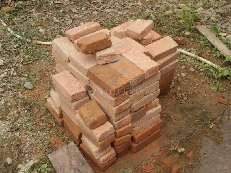 Some Red Bricks, Red Bricks are One of the Basic Building Materials ...