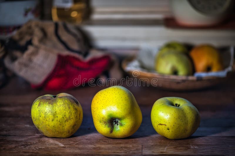 Some rennet apples stock image. Image of production - 240838211