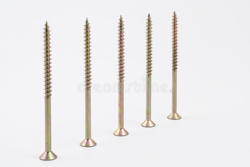 Some screws stock image. Image of nail, silver, metallic - 103446857