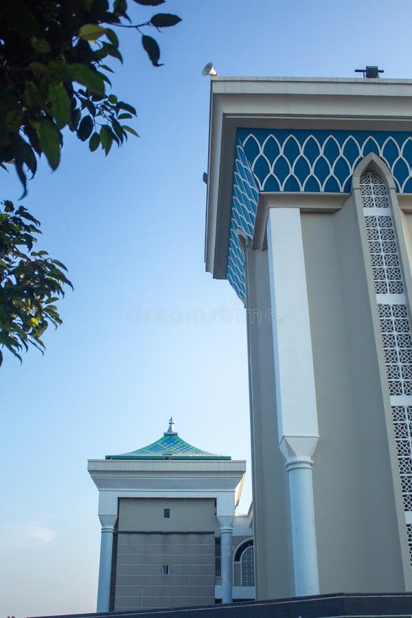 Some Side of a Mosque at Dusk Stock Photo - Image of side, islamic ...
