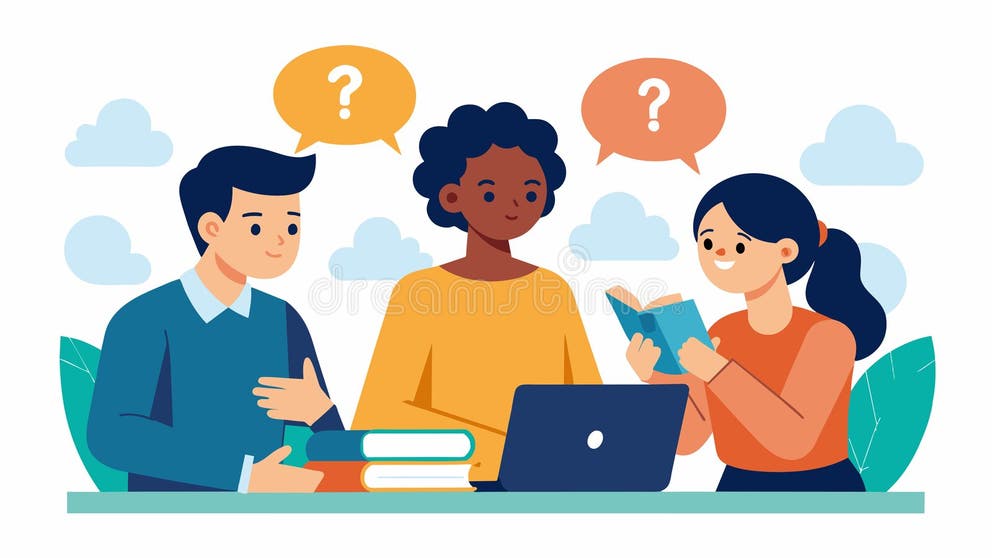 Some Students Engage in Quiet Discussions with Their Peers Helping Each Other Understand ...