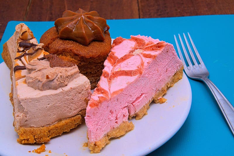 Some Tasty Cakes stock photo. Image of plate, tasty - 217131248