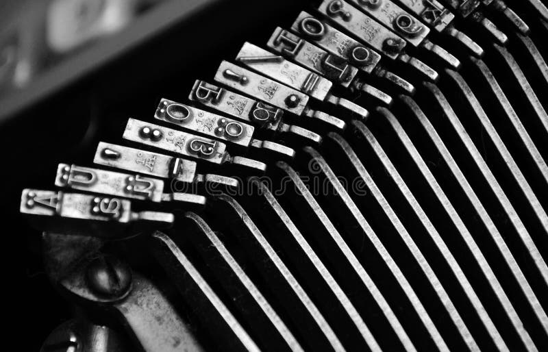 Typebars stock image. Image of vintage, type, words, detail - 29794529