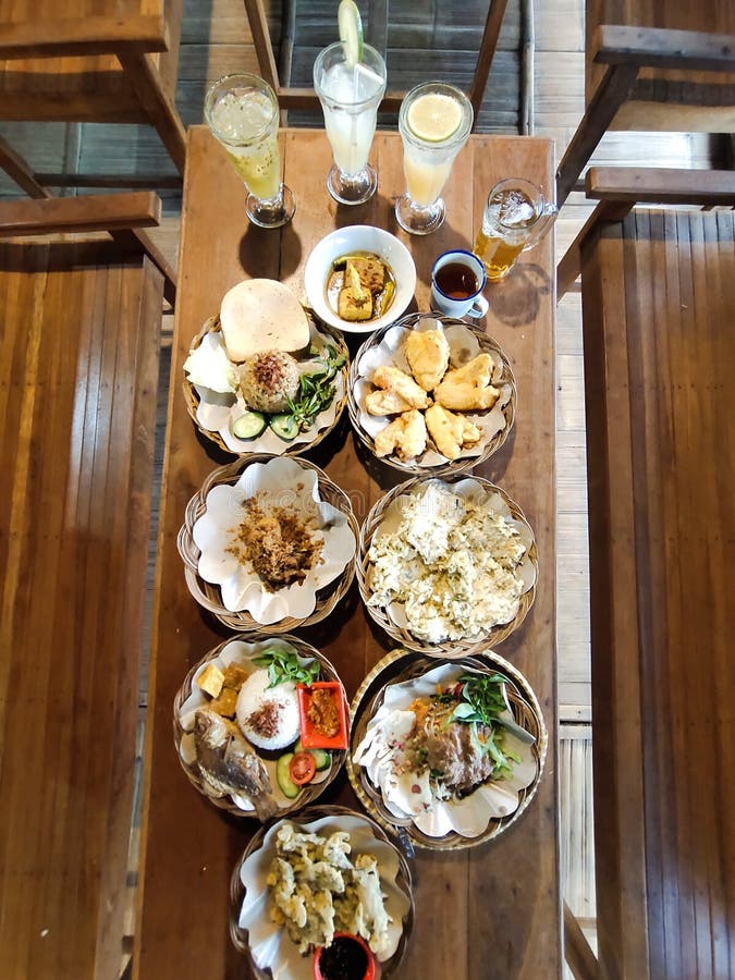 Some Typical Food from Java, Indonesia Joglo Stock Photo - Image of ...