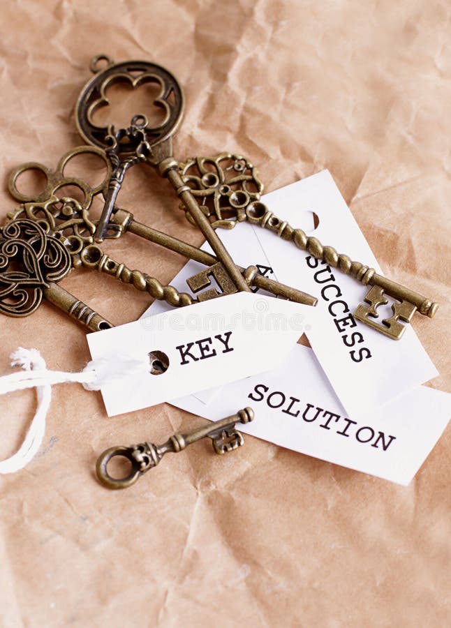 Some Vintage Keys Motivation Words Stock Photos - Free & Royalty-Free ...
