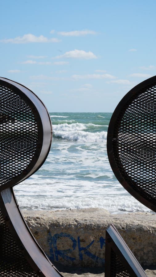 Some Waves at Black Sea Waters Stock Image - Image of waters, black ...