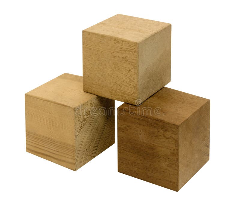 Wooden cube stock image. Image of concept, object, blocks - 1761311