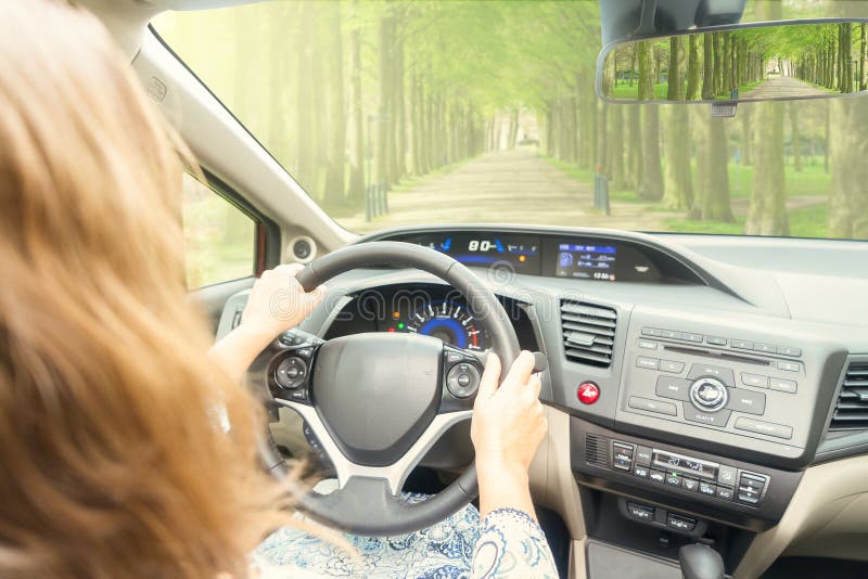 Somene driving car stock image. Image of safety, driver - 88357087