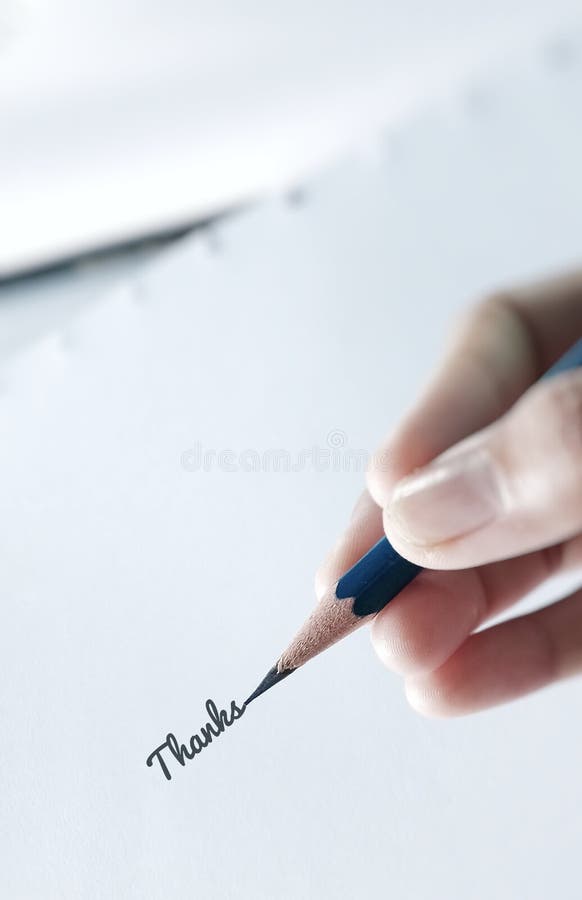 Someone is Holding a Pencil and Ready To Write Stock Photo - Image of ...