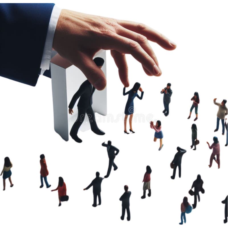 Manipulate Behind the Scene Stock Illustration - Illustration of design ...