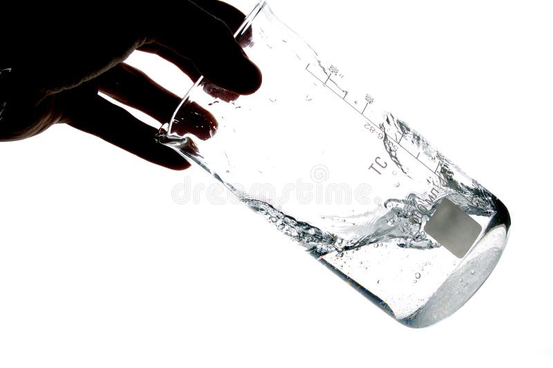 Hand Shaking Chemical Retort Stock Photo - Image of potion, flask: 4694140