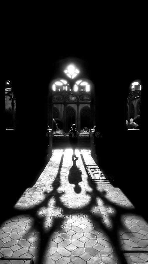 The Shadow of a Gothic Arch Stock Image - Image of lounge, black: 156395271