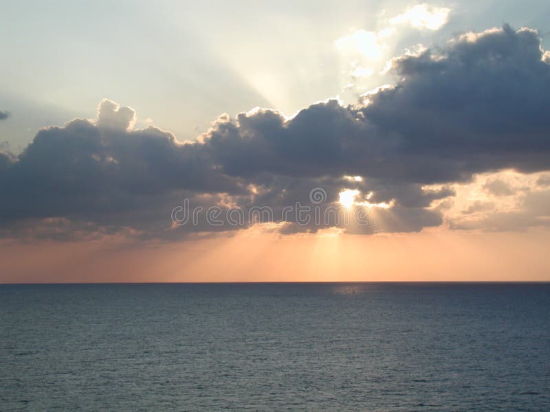 Something behind stock image. Image of ocean, cloud, marine - 195201