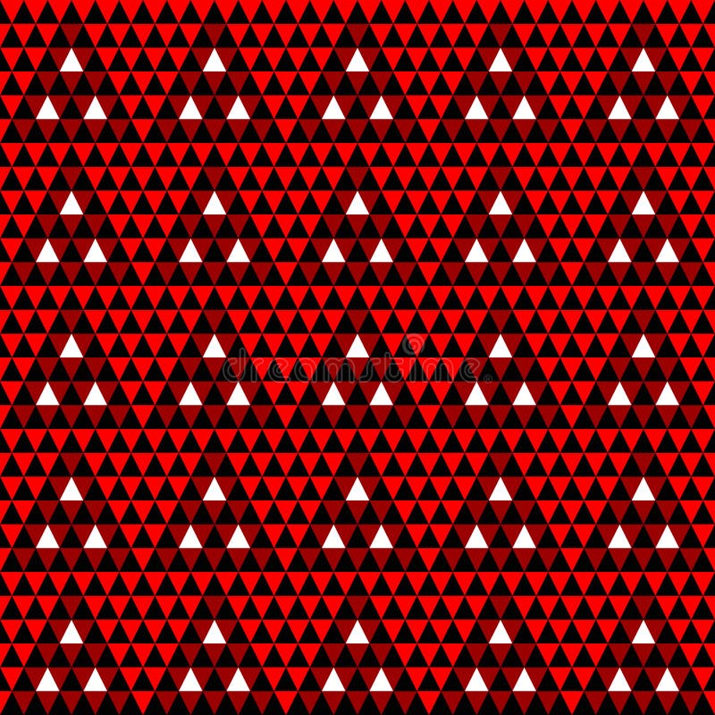 Dark Red Triangle Seamless Pattern Stock Vector - Illustration of ...