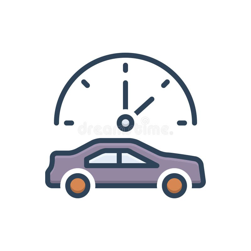 Color Illustration Icon for Sometimes, Occasionally and Times Stock ...