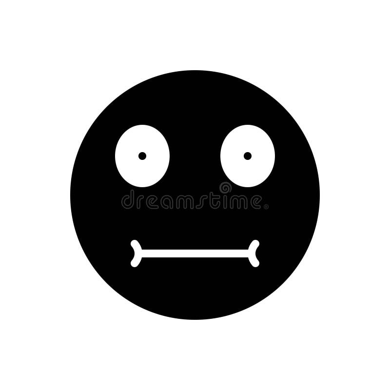 Black Solid Icon for Somewhat, Mouthful and Scant Stock Vector ...