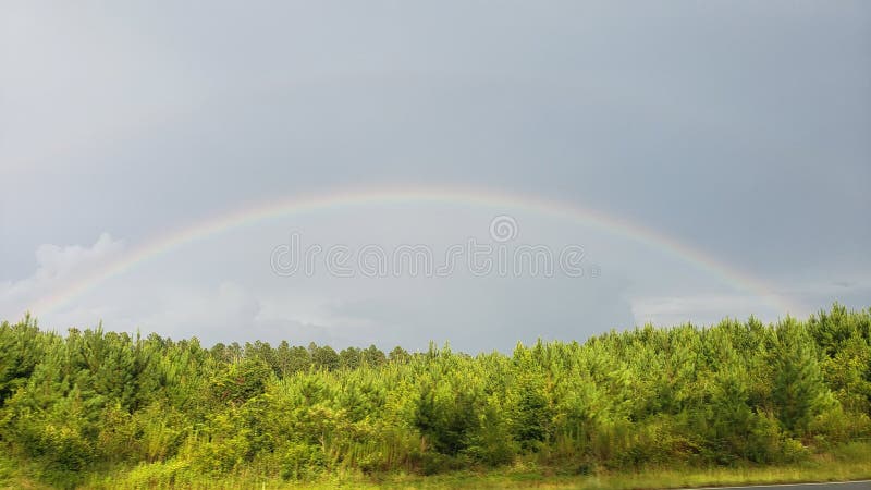 Somewhere Under the Rainbow Stock Image - Image of rain, rainbow: 232876061