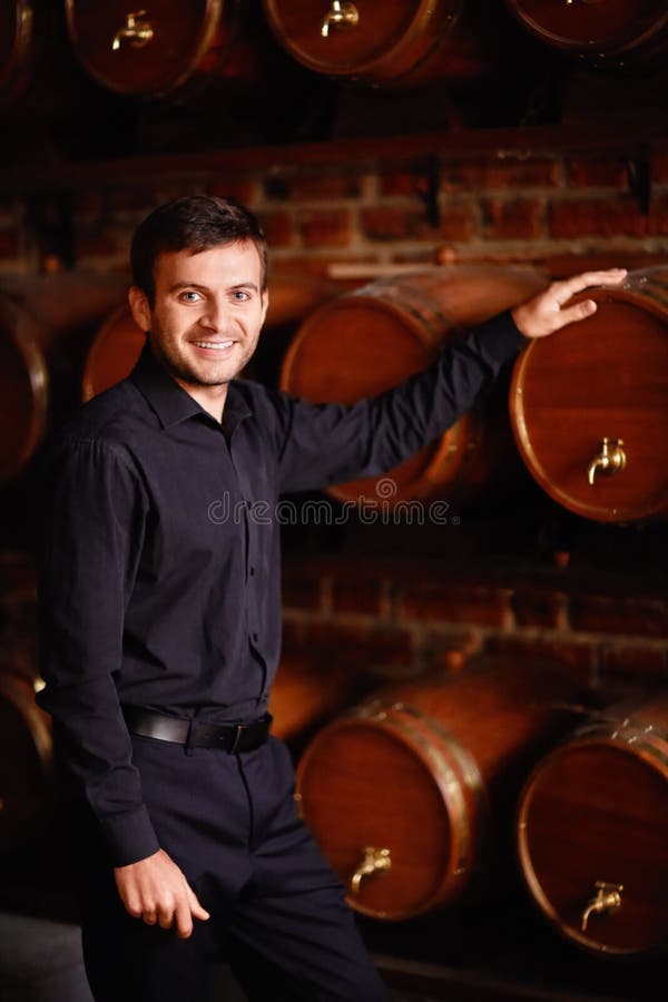 Sommelier stock image. Image of young, drink, caucasian - 25897981