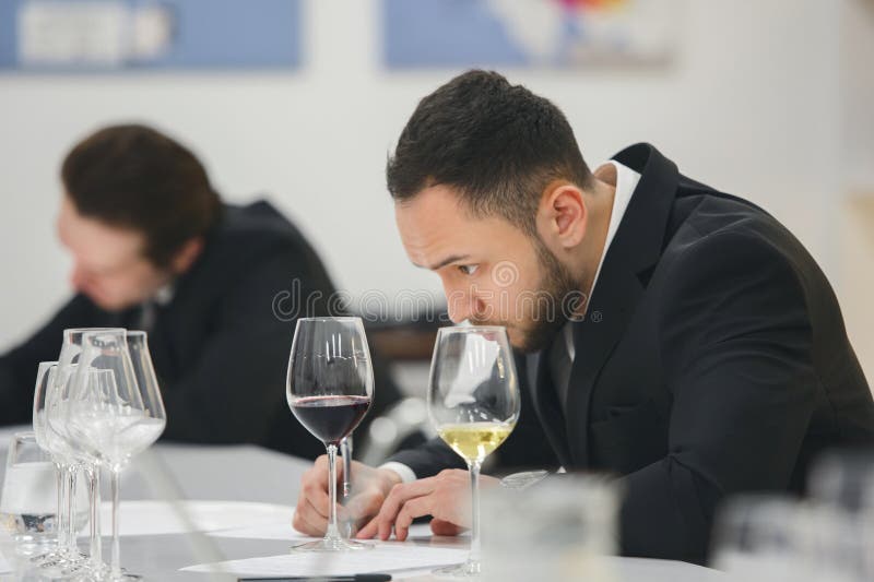 Sommelier Examination To Get Certificate Professional Work of ...