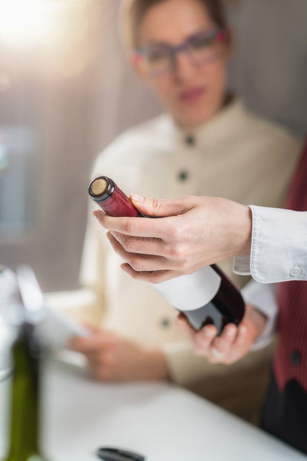 Sommelier training course stock image. Image of etiquette - 277029325