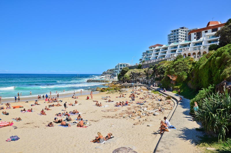 Sommer an Bondi-Strand, Sydney, Australien Redaktionelles Foto - Bild ...