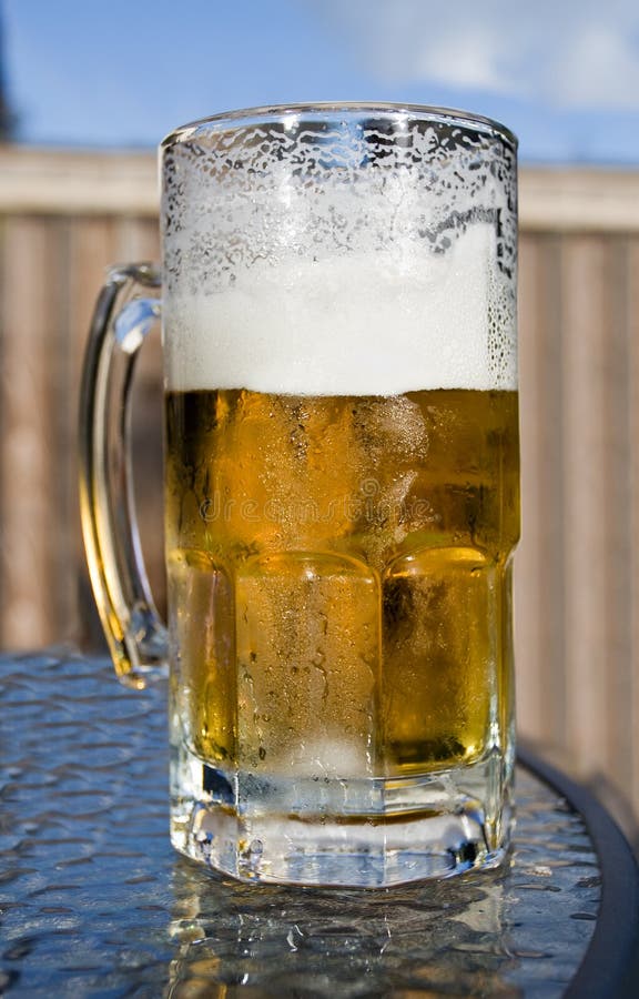 Sommer-Bier stockbild. Bild von leben, zitrone, alcohol - 6310333