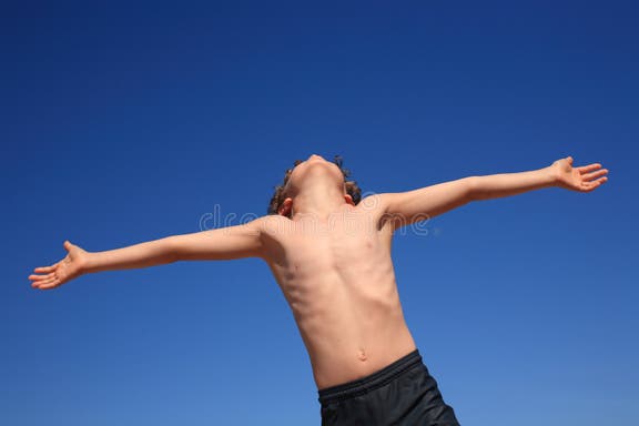 Sommerfreude stockbild. Bild von kind, spielen, glücklich - 3000515