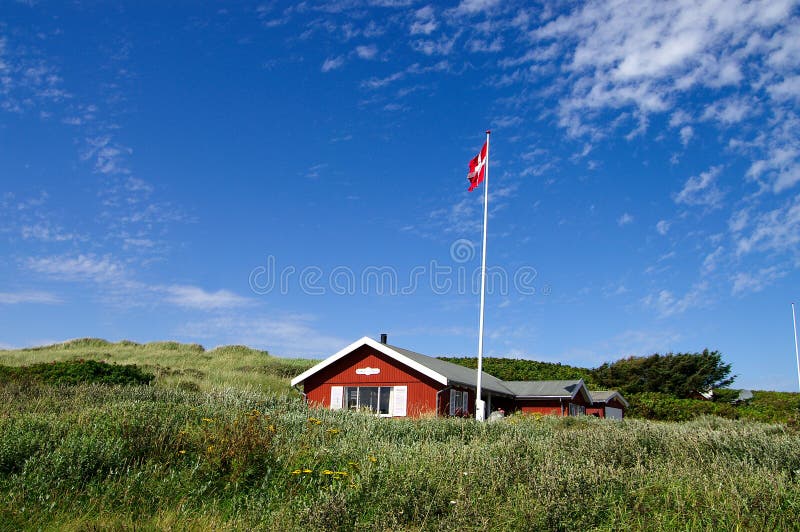 Sommerhus stock photo. Image of sommerhus, jutland, typical - 4704008