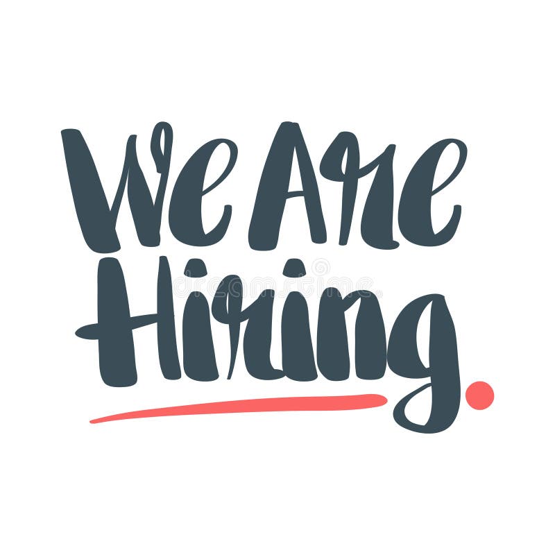 Somos Letras De La Mano De Alquiler Ilustración del Vector ...