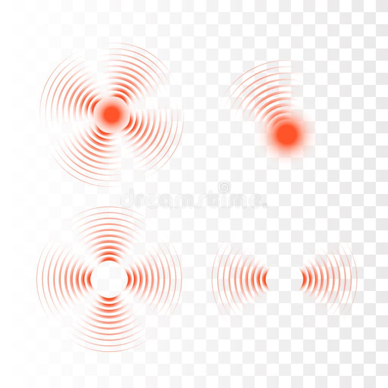 Sonar Wave Sign. Vector Illustration. Radar Icon Stock Vector ...