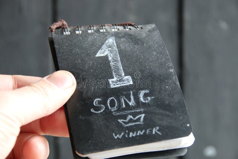 Song Number One, Inscription on the Plate. Stock Photo - Image of king ...