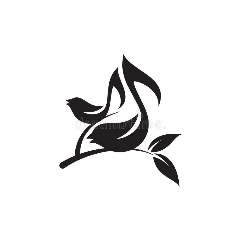 Songbird logo stock vector. Illustration of logosymbol - 173379255