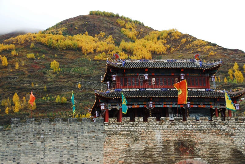 SongPan Ancient City stock image. Image of name, yellow - 6934549