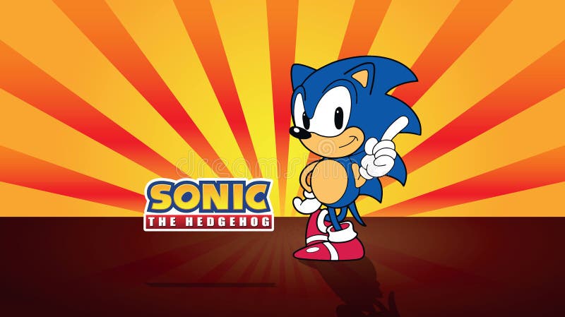 Sonic the Hedgehog Game Cartoon Vector Comic Editorial Editorial Stock ...
